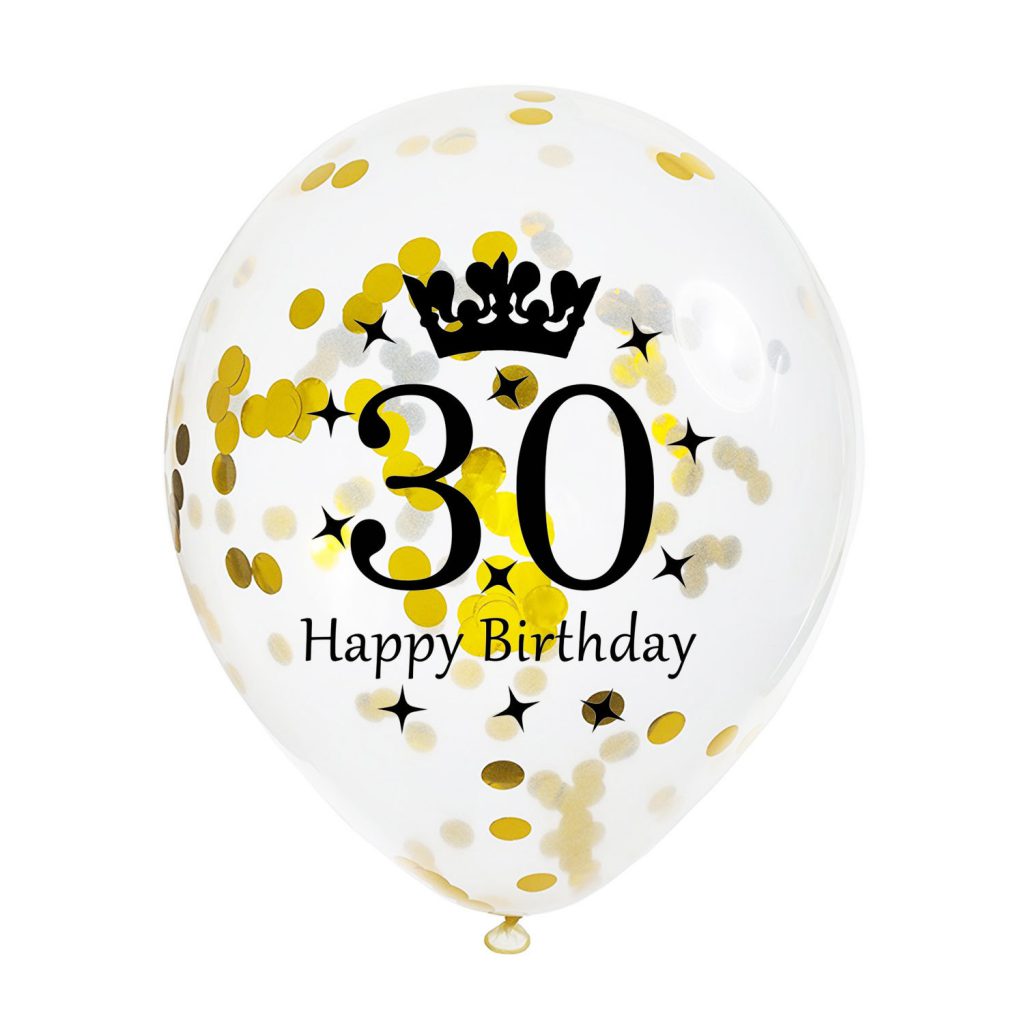 30 Jaar Verjaardag Ballonnen | Babydouche